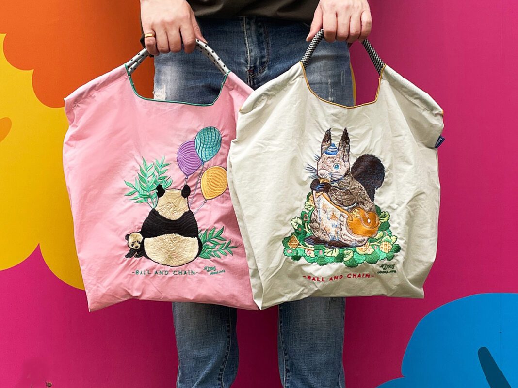 唯一日本官方授權刺繡包 / 環保購物袋 獨特的設計成為時尚單品 現在台灣「Ball＆Chain」也買得到 – GOTHE
